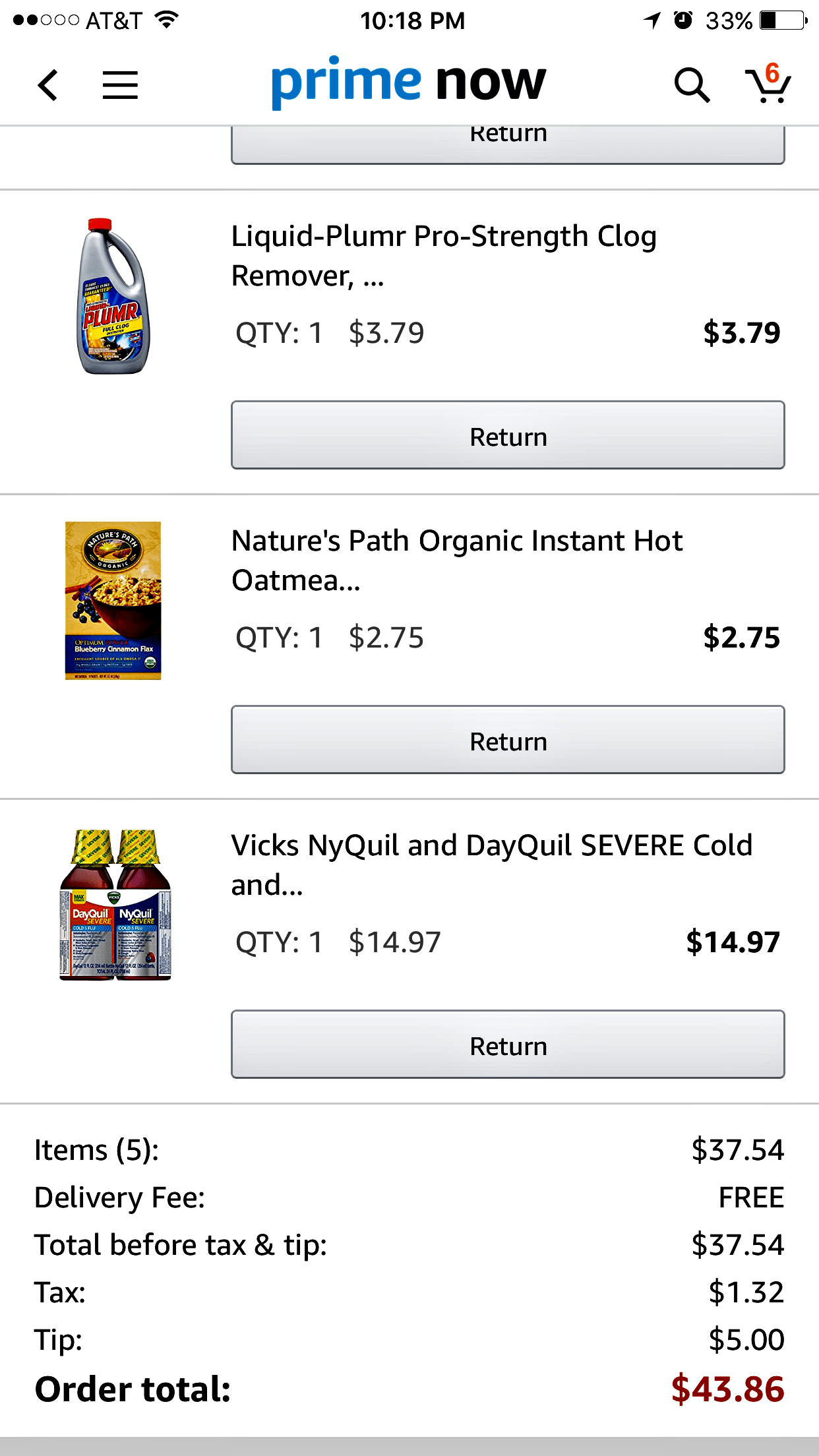 My Amazing First Amazon Prime Now Experience - The World Of Os